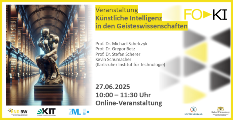 KI in den Geisteswissenschaften (Michael Schefczyk, Stefan Scherer ...